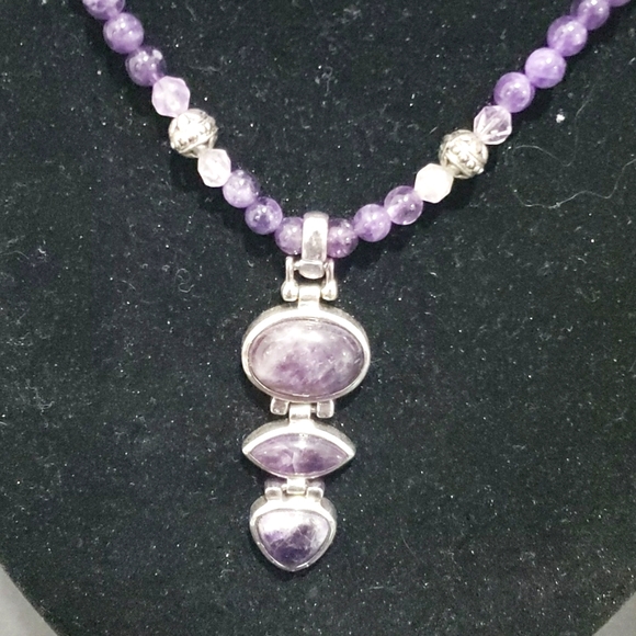 Local artist | Jewelry | Amethyst Necklace | Poshmark